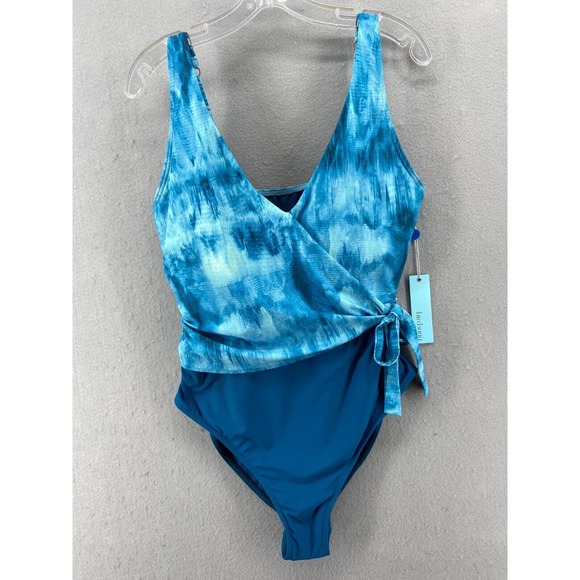 Birdsong | Swim | Nwt Birdsong Swimsuit Sz 4 Ddd Cup Santorini Sea Wrap ...